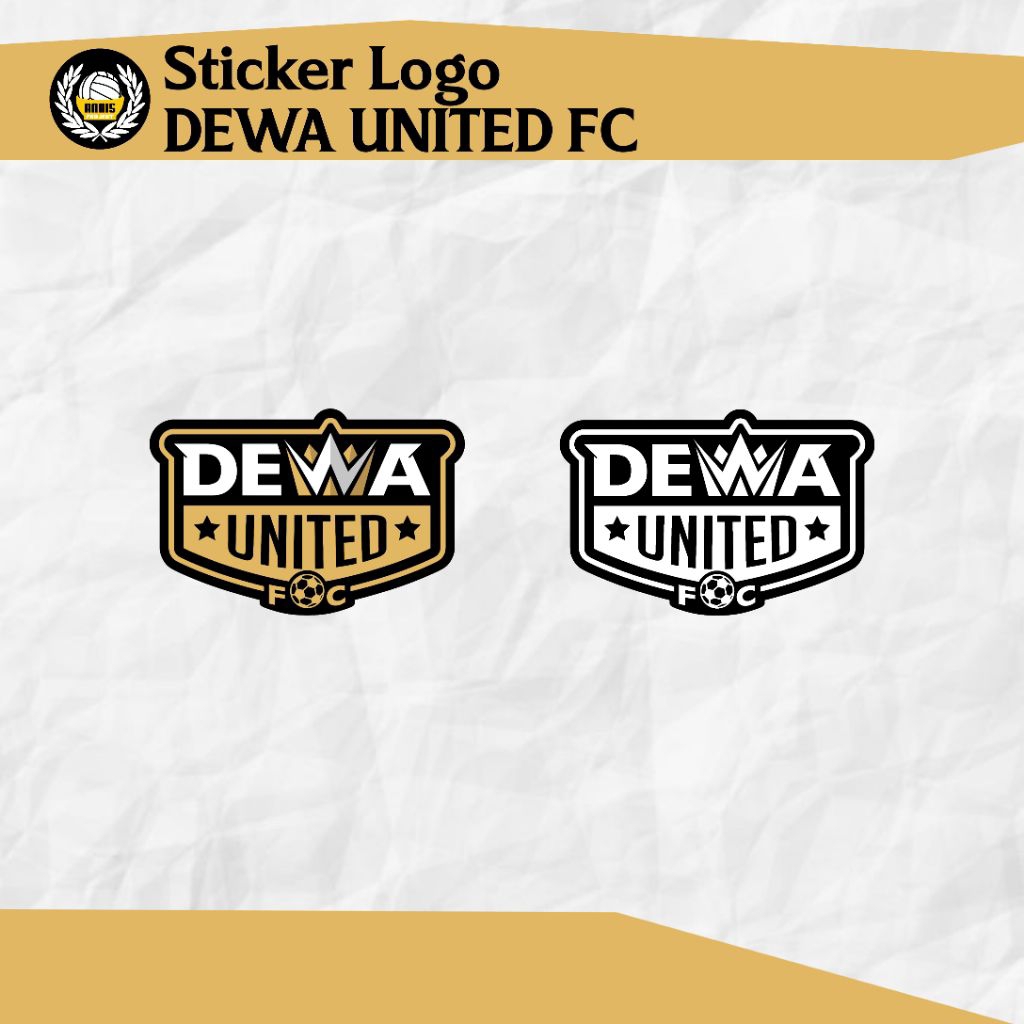 Jual Sticker Logo Dewa United FC | Banten Warriors | Shopee Indonesia