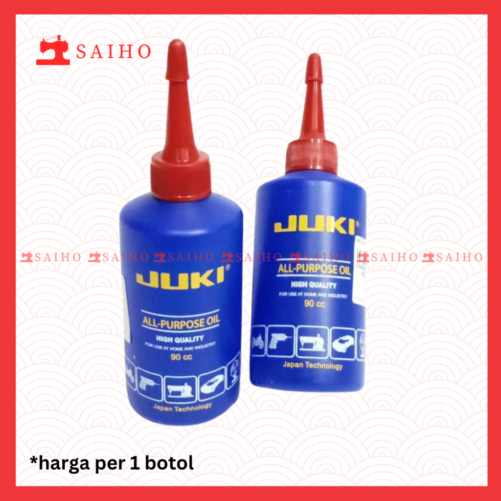 Jual Minyak Juki Oil / Pelumas Juki Oil Original Serbaguna Juki 90cc ...