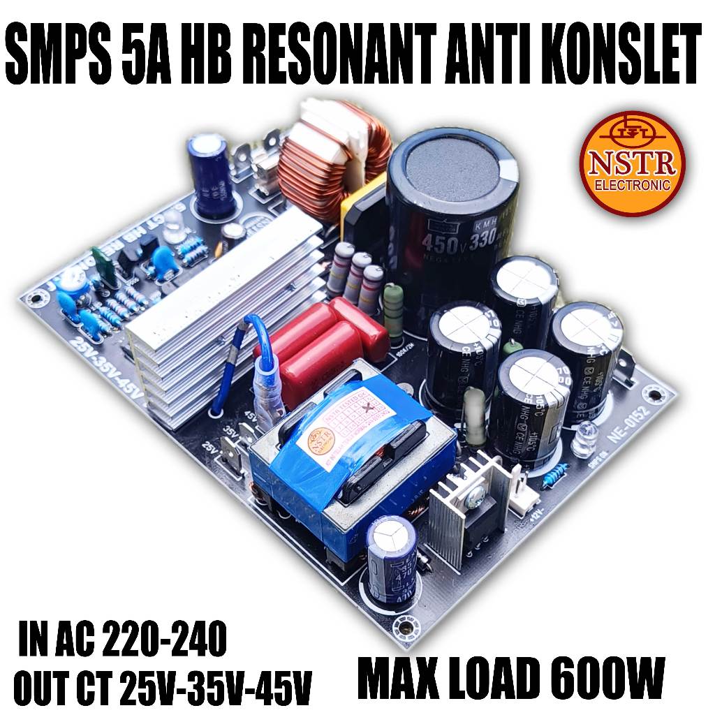 Jual SMPS 5A CT HBLC RESONANT OUT BISA DIPINDAH DARI 25V 35V 45V ANTI ...