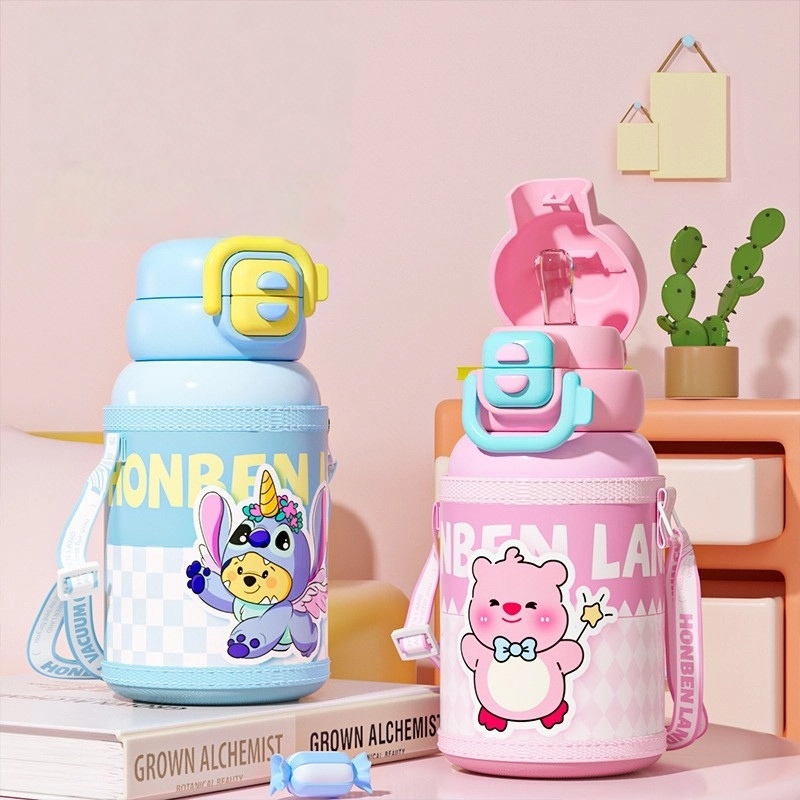 Jual Bb&B-316 Tumbler Stainless/ Botol Stainless Anak 550ml 2in1 Botol ...