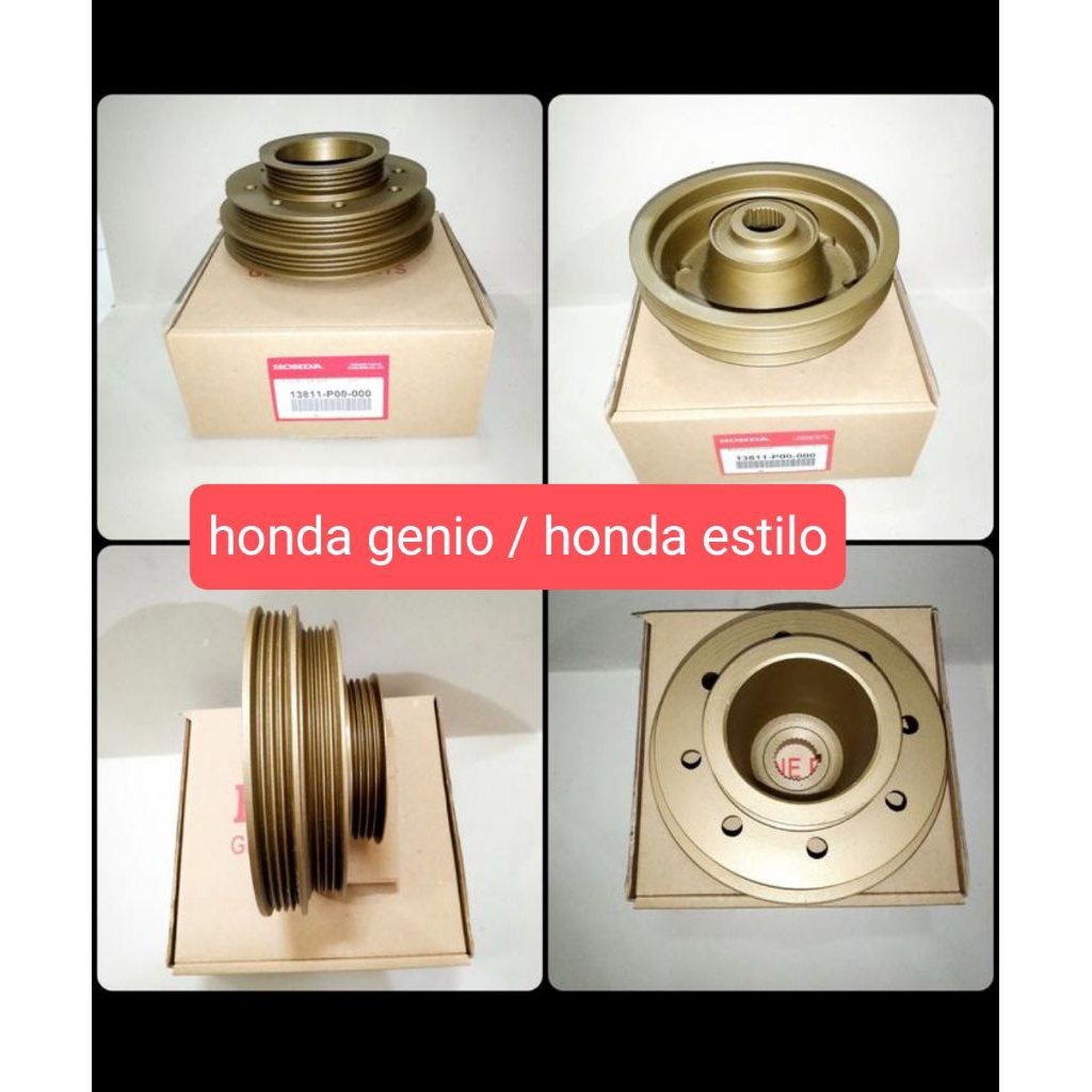Jual Poli puli pully kruk krek ker as pully pulley crankshaft OEM honda ...