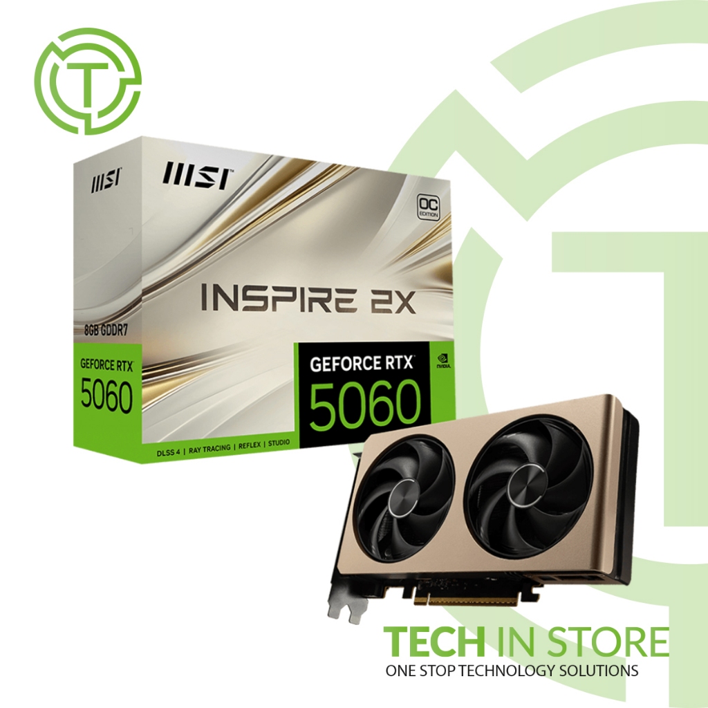 Jual VGA Card MSI GeForce RTX 5060 8G INSPIRE 2X OC - 8GB GDDR7 ...