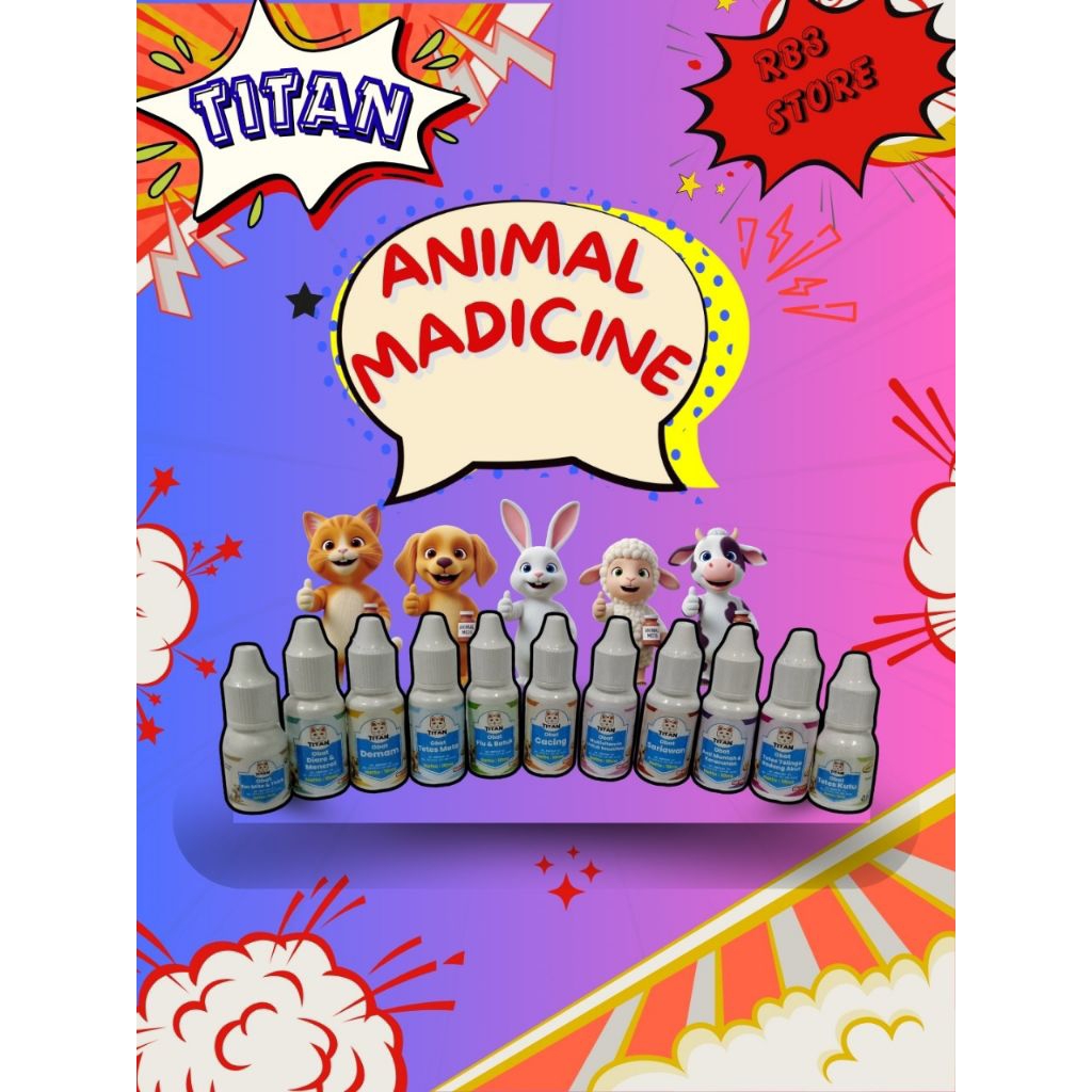 Jual TITAN TETES OBAT DIARE & MASALAH PENCERNAAN PADA HEWAN(anjing ...