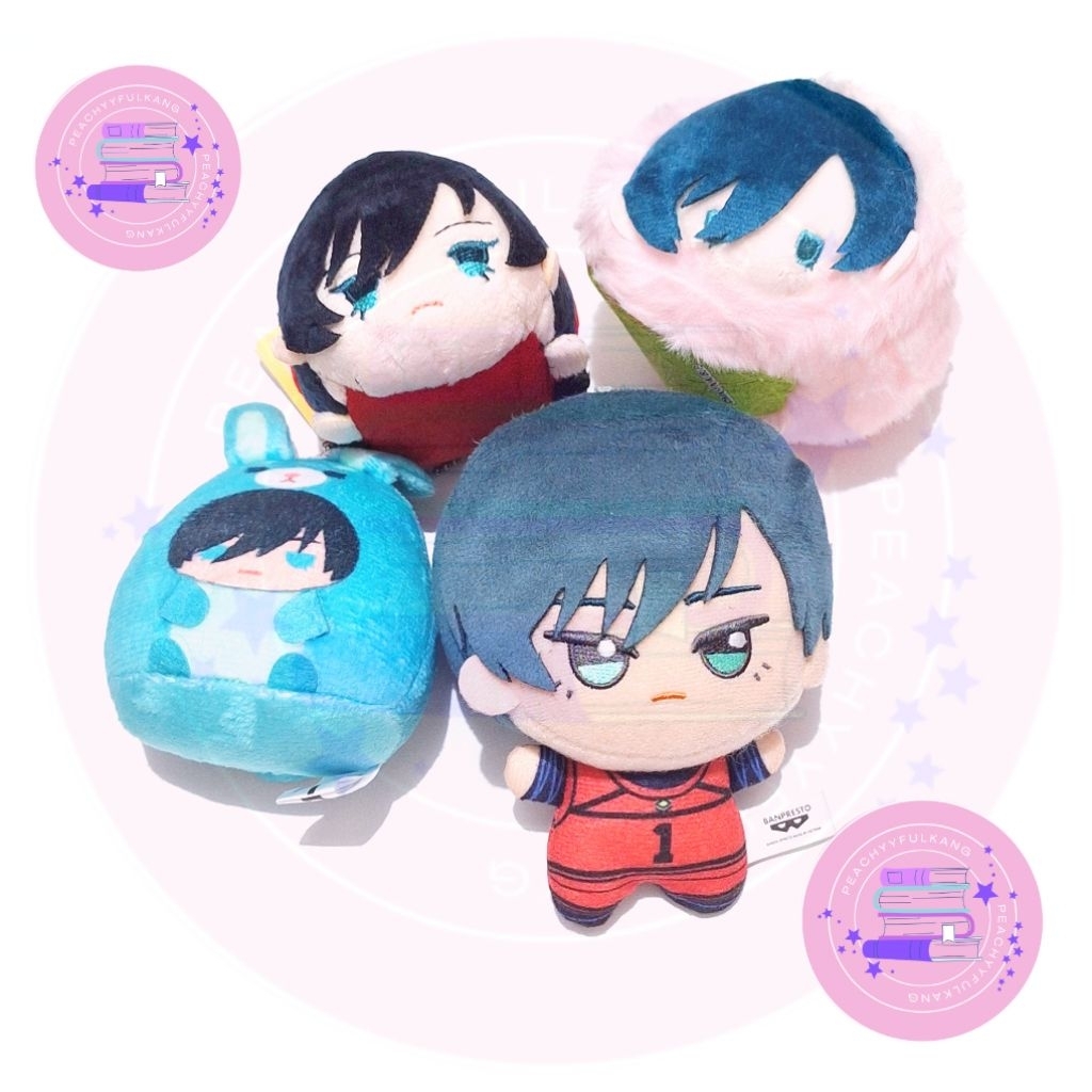 Jual NEW RARE Blue Lock Plushie ☆ Itoshi Rin ☆ Chibigurumi ★ Sakura ...