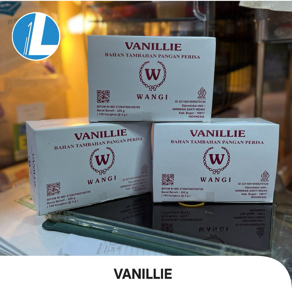 Jual Vanillie/ Vanili / Vanilie / Perisa Makanan bubuk 100 sachet ...