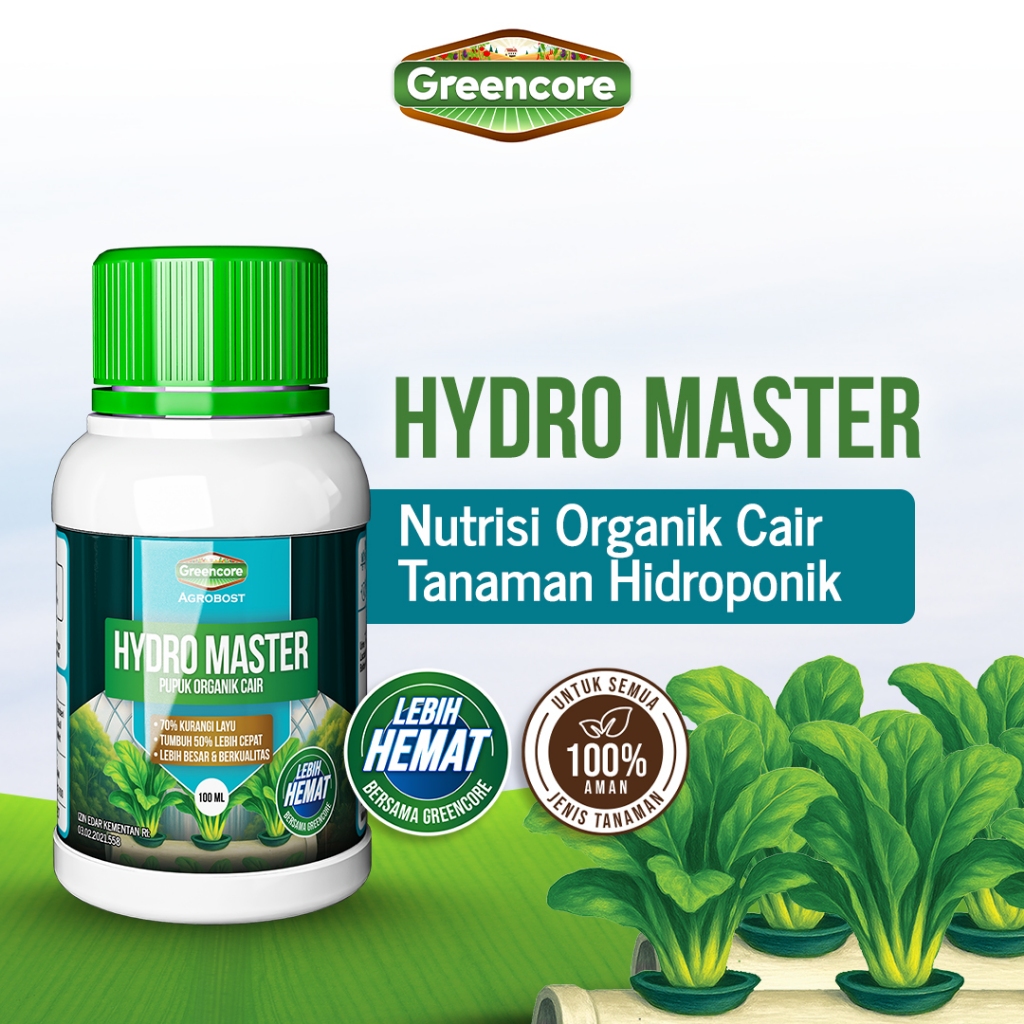 Jual GreenCore Hydro Master - Pupuk Tanaman Hidroponik Agar Sayur Segar dan Berkualitas | Shopee ...