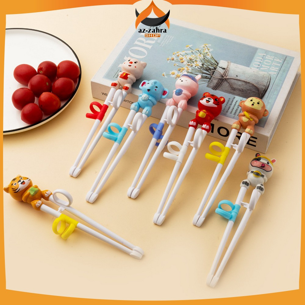 Jual Sumpit Latihan Anak Karakter Hewan Chopstick Baby Training ...