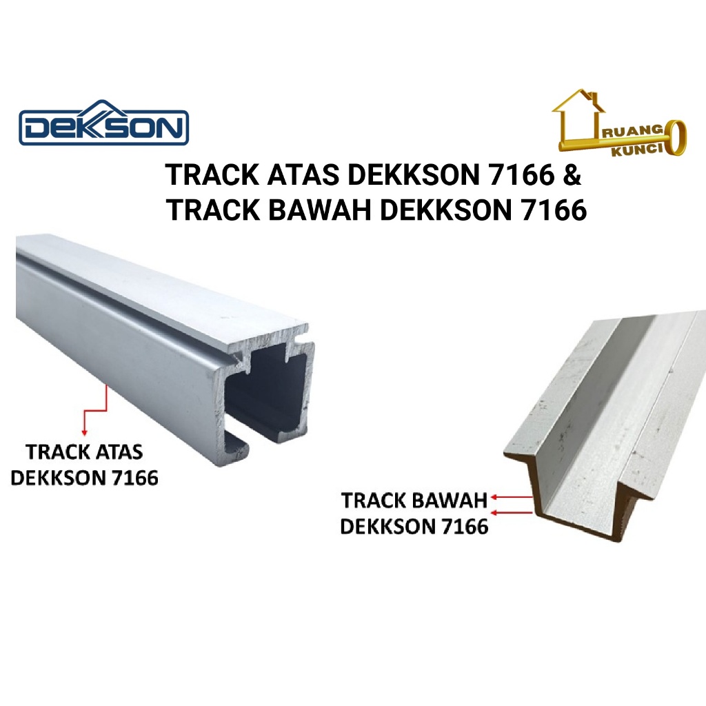 Jual Paket Rel Pintu Lipat Dekkson 7166 Folding Rail Accesories 8166 ...