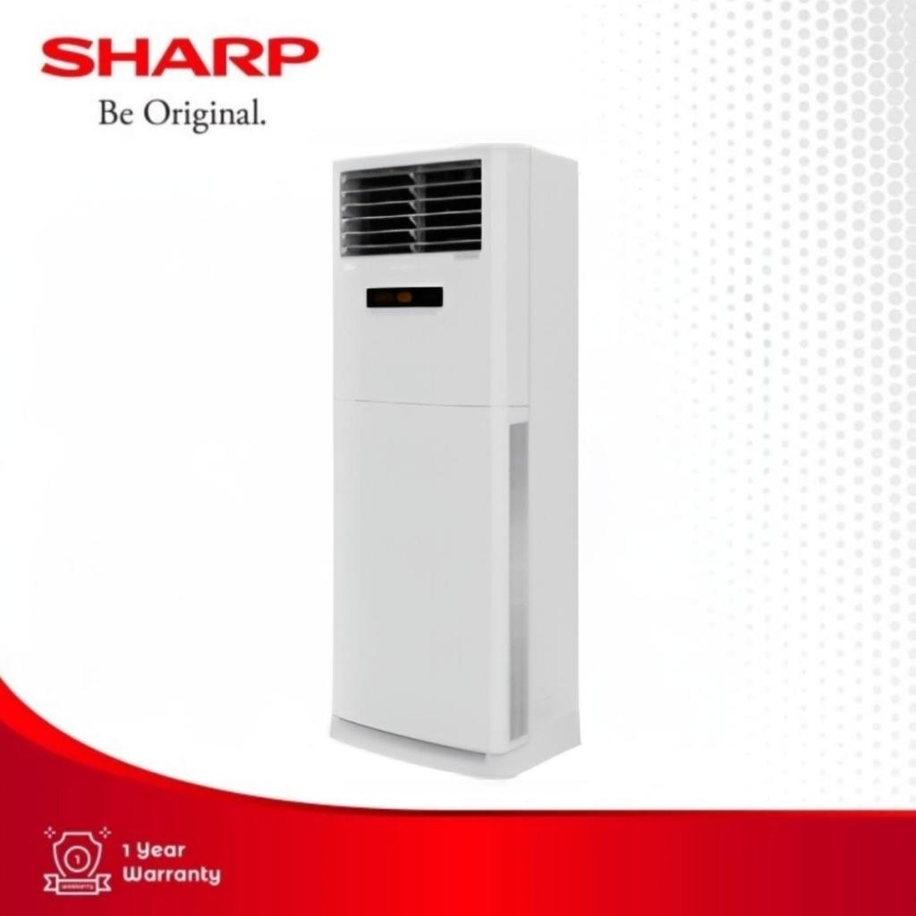 Jual Sharp AC Standing Floor 5 PK GS-A48SCY / 5PK GS A48ACY Turbo Cool ...