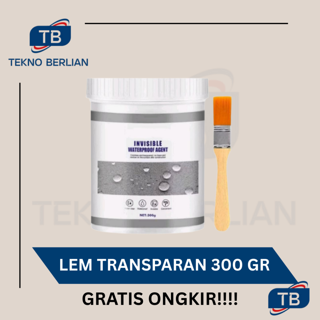 Jual Lem Transparan Invisible Transparan Waterproof Lem Perekat Anti ...