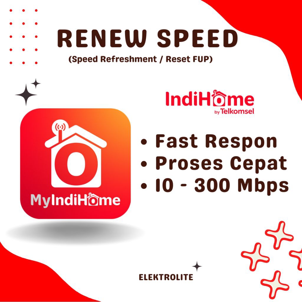 Jual RENEW SPEED | RENEW FUP | RESET FUP INDIHOME | SPEED REFRESHMENT | Shopee Indonesia