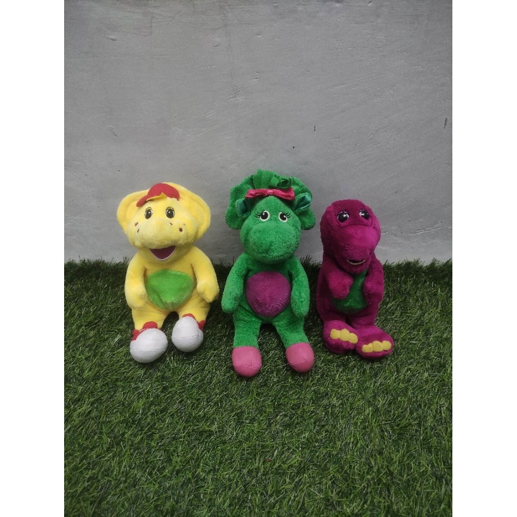 Jual Boneka paket dino barney, baby bop, bj ori Barney lepas koleksi ...
