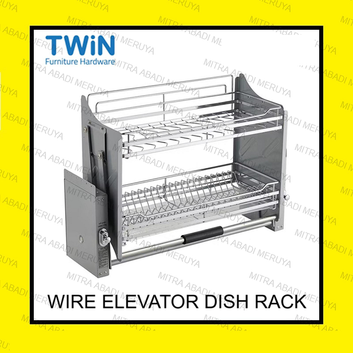 Jual TWIN Wire Elevator TMB WE 90 cm Dish Rack Rak Piring Hidrolik ...