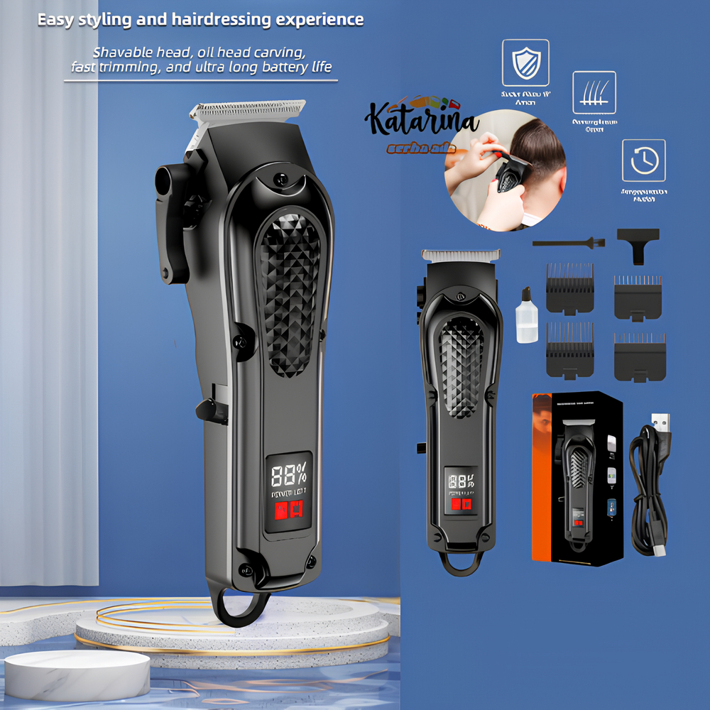 Jual Barber Hair Cutting Machine Clipper | Alat cukur rambut elektrik ...