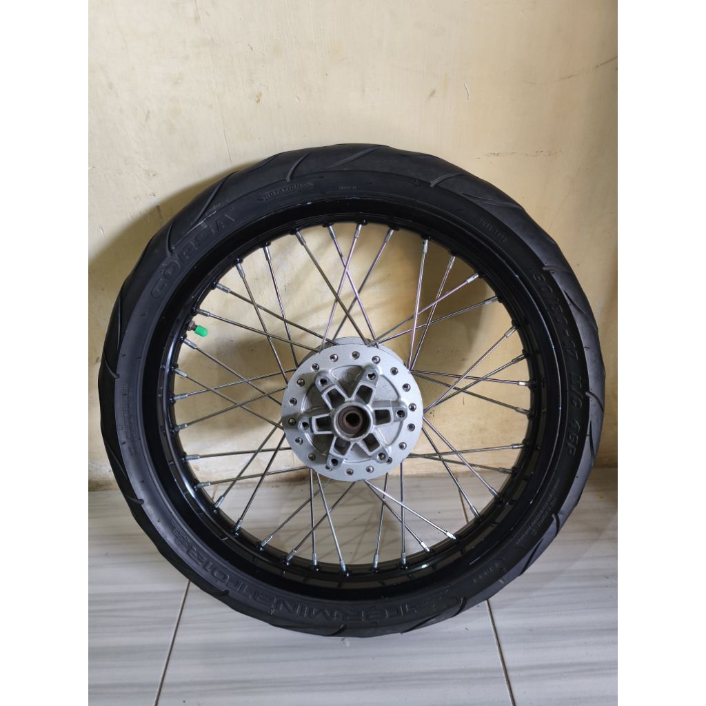 Jual Velg Tdr 17-160 Repaint hitam Tromol Scorpio | Shopee Indonesia