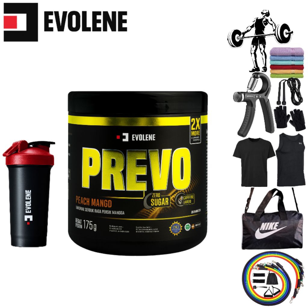 Jual PREVO Pre Workout Evolene 25 serving sachet'an | Preworkout Halal ...
