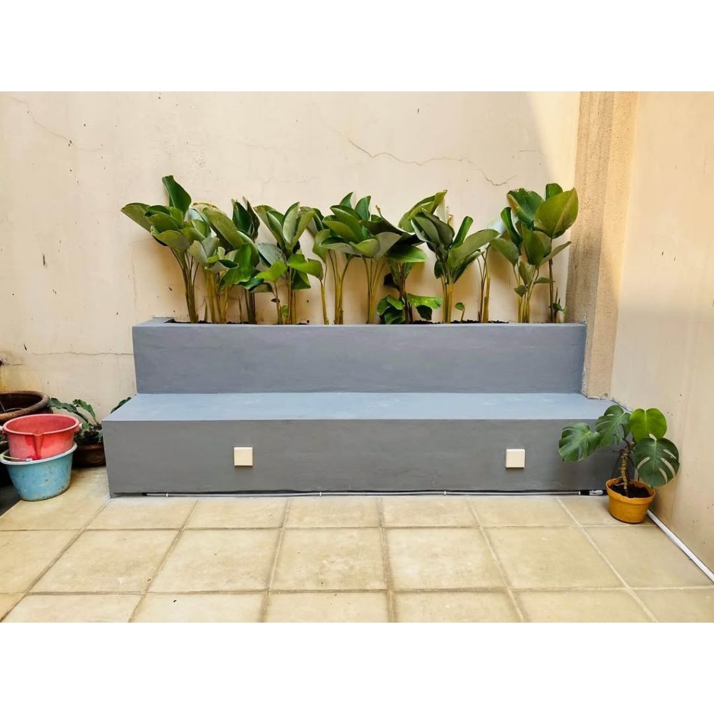 Jual Bangku Teras Cor Beton minimalis outdoor indoor | Shopee Indonesia