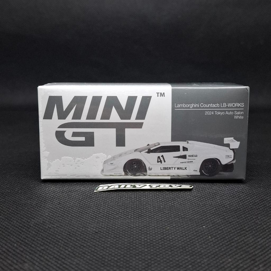 Jual Mini GT Lamborghini Countach LB-WORKS 2024 Tokyo Auto Salon White ...