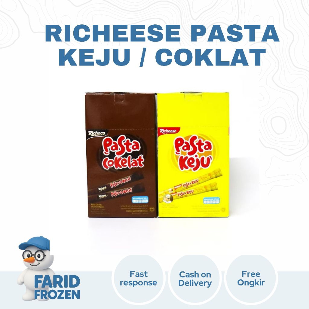Jual RICHEESE PASTA KEJU/COKLAT 8 GR X 30 ( 1 BOX ISI 30 PCS) | Shopee ...