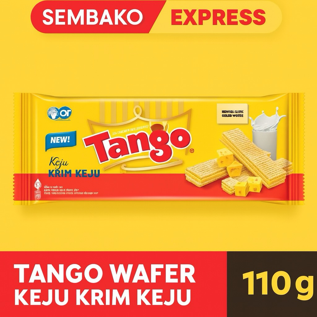 Jual Tango Wafer Cheese Cream Rasa Keju & Susu 110g – Renyah & Lezat ...