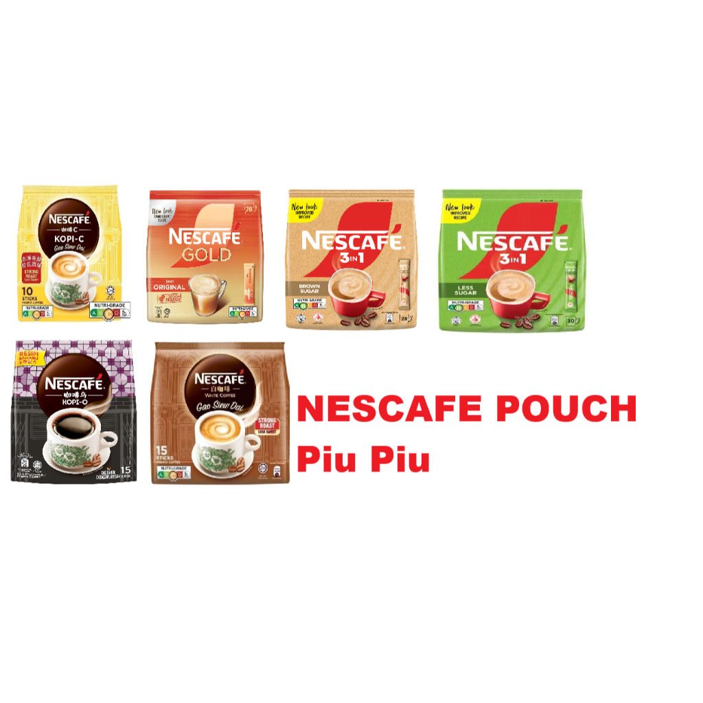 Jual Kopi Instan / Coffee Impor Singapore Nescafe Pouch Gao Siew Dai ...