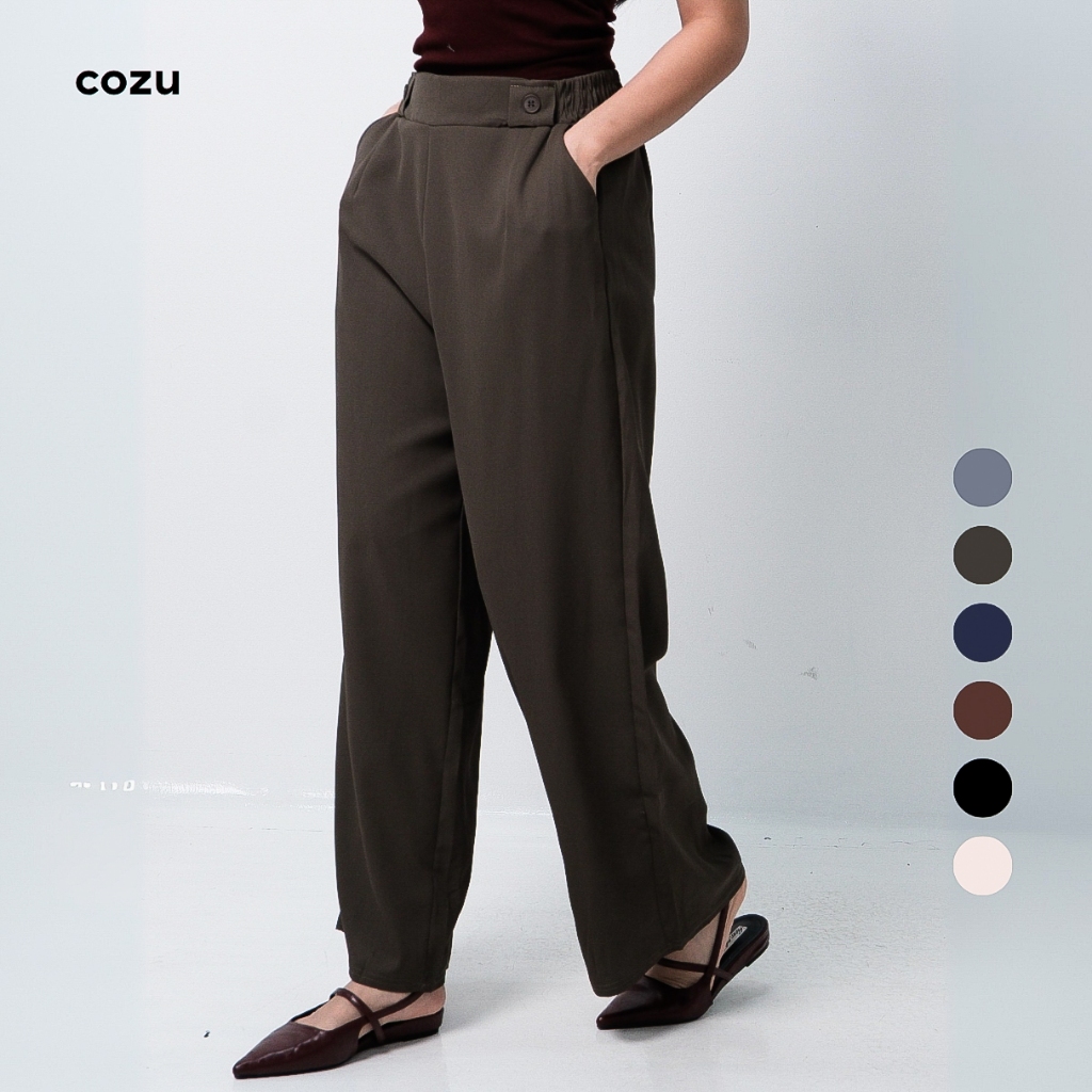 Jual Celana Kulot Wanita Highwaist Celana Panjang Kulot Wanita Kantor ...