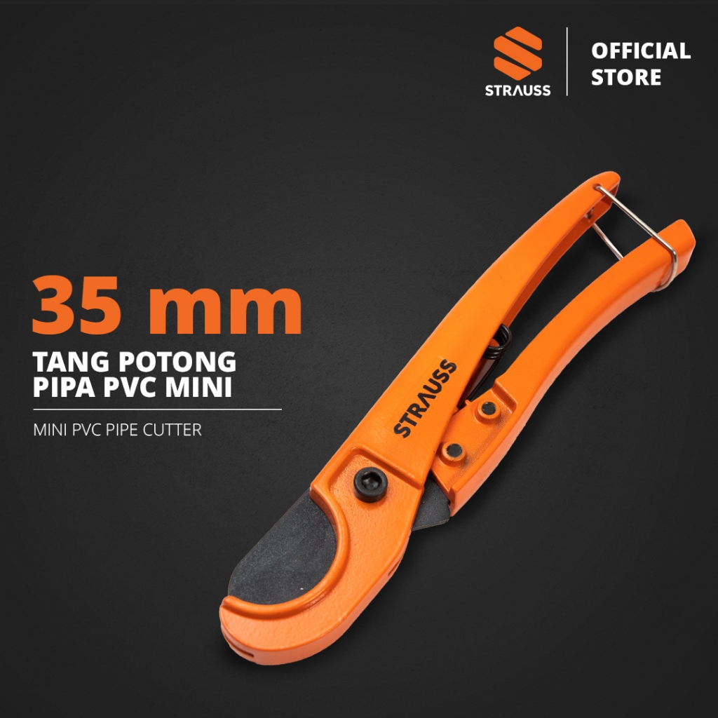 Jual STRAUSS Alat Tang Potong Pipa PVC Mini / 35mm Pipe Cutter Baja ...