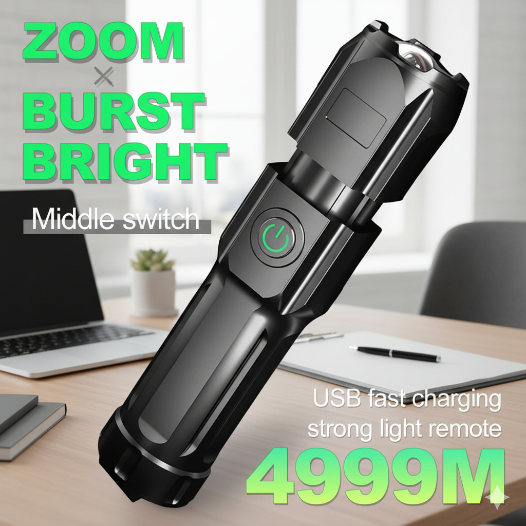 Jual [ Aurorashop88 ] Senter LED 36W Super Terang Fokus Zoom Light ...