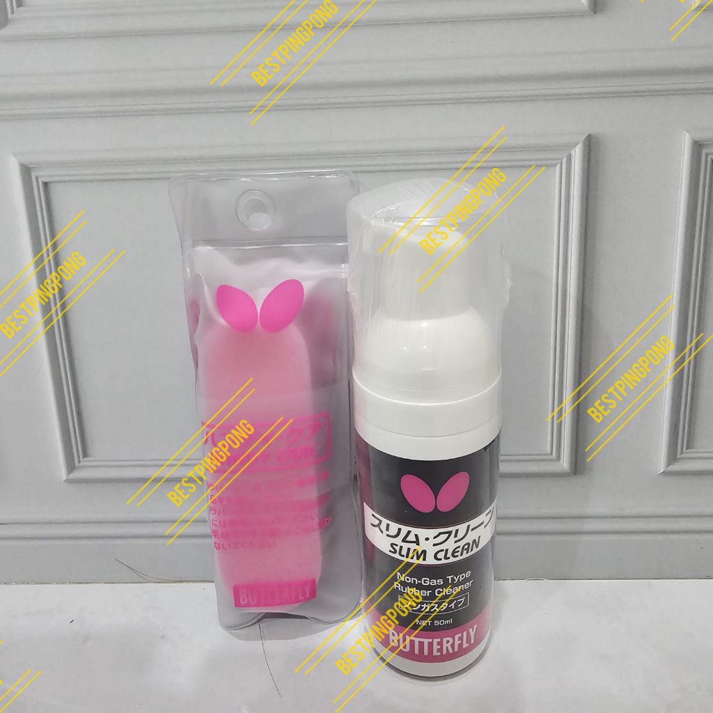 Jual Butterfly Cleaner Set pembersih karet bet pingpong | Shopee Indonesia
