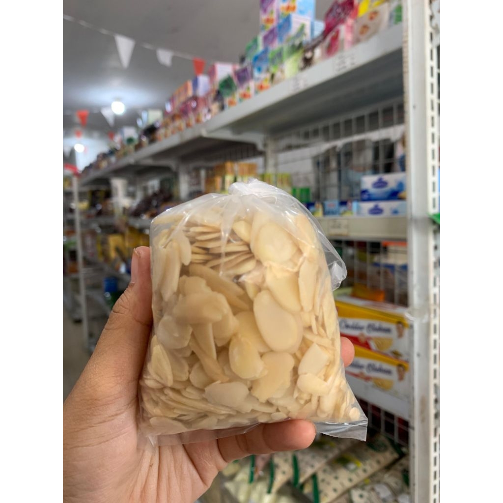 Jual Kacang Almond Slice Repack (100Gr) | Shopee Indonesia