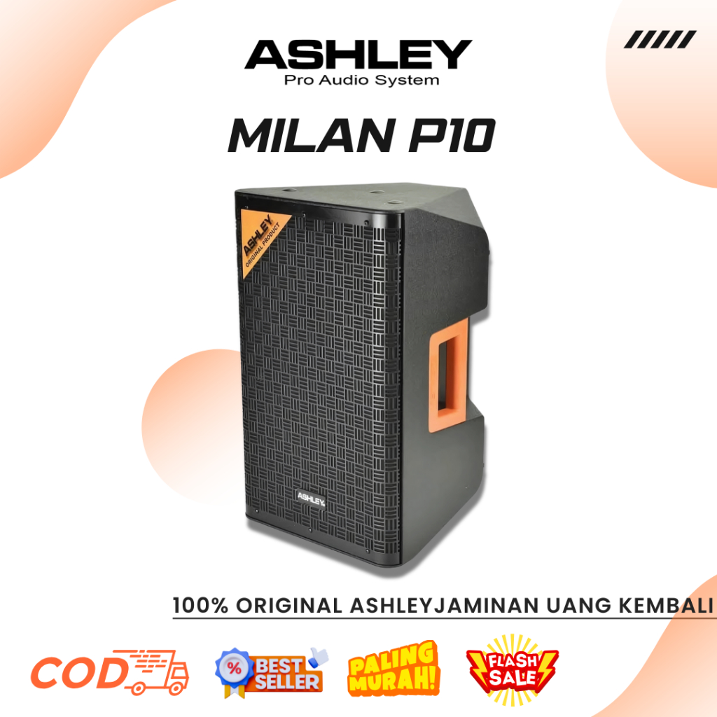 Jual Speker Pasif Ashley Milan P10 PROFESSIONAL PASSIVE SPEAKER (10 ...