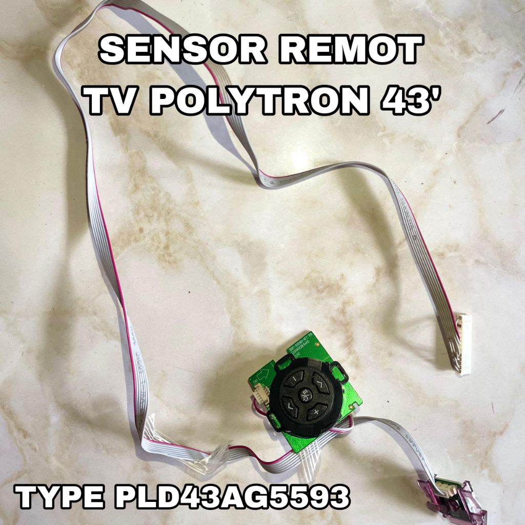 Jual Tombol sensor remot Tv Polytron 43' Original | Shopee Indonesia