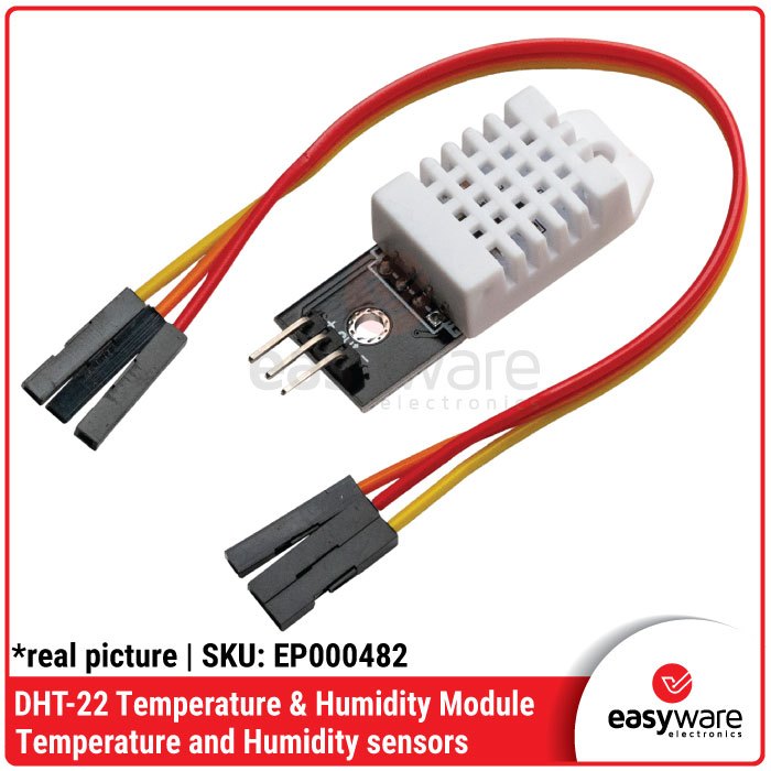 Jual DHT22 DHT-22 AM2302 HUMIDITY & TEMPERATURE SENSOR SUHU DHT22 ...
