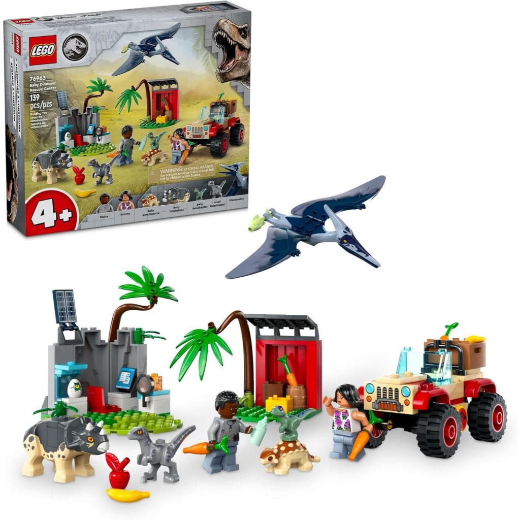 Jual LEGO Jurassic World Baby Dinosaur Rescue Center, Building Set for ...