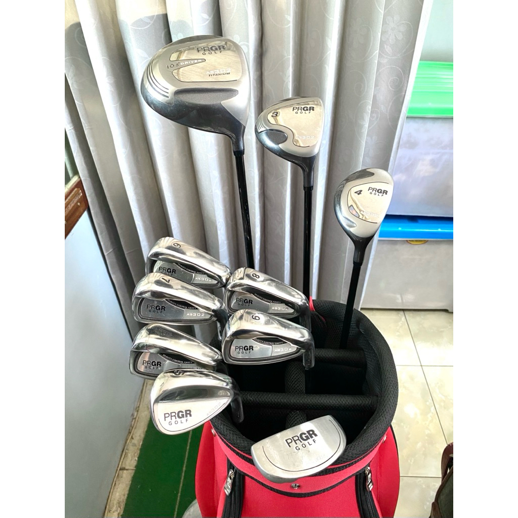 Jual Stik Golf Fullset PRGR AS302 | Shopee Indonesia