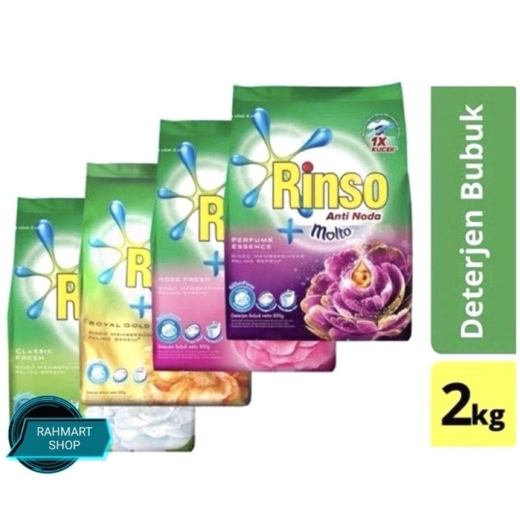 Jual Rinso Molto Detergen Bubuk 1.8 Kg / Rinso 2kg / All Variant ...