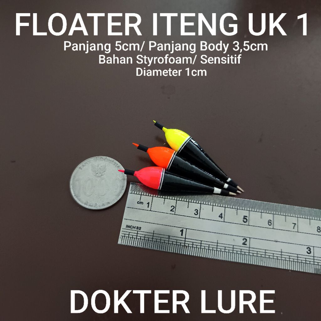 Jual Pelampung Mancing Iteng Uk 1 Kambangan Ikan Kumbul Rawit Sensitif ...
