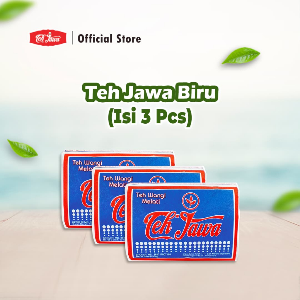 Jual Teh Jawa SBY - Biru 80 gram isi 3 Pcs ( Teh Tabur ) | Shopee Indonesia