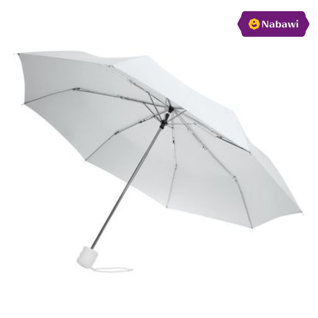 Jual Payung Lipat Putih Polos Perlengkapan Haji dan Umroh | Shopee ...