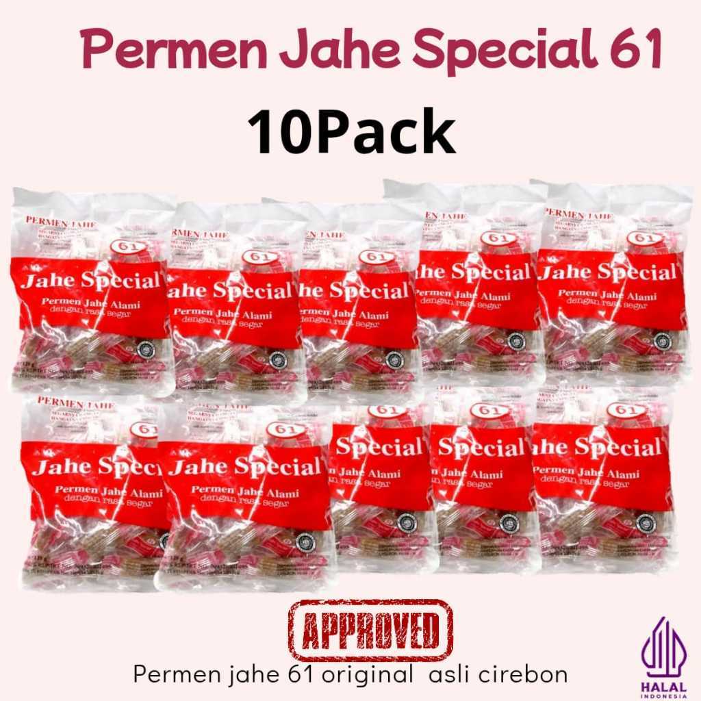 Jual Permen Jahe Special 61 10 Pack EXP 2027 asli cirebon | Shopee ...