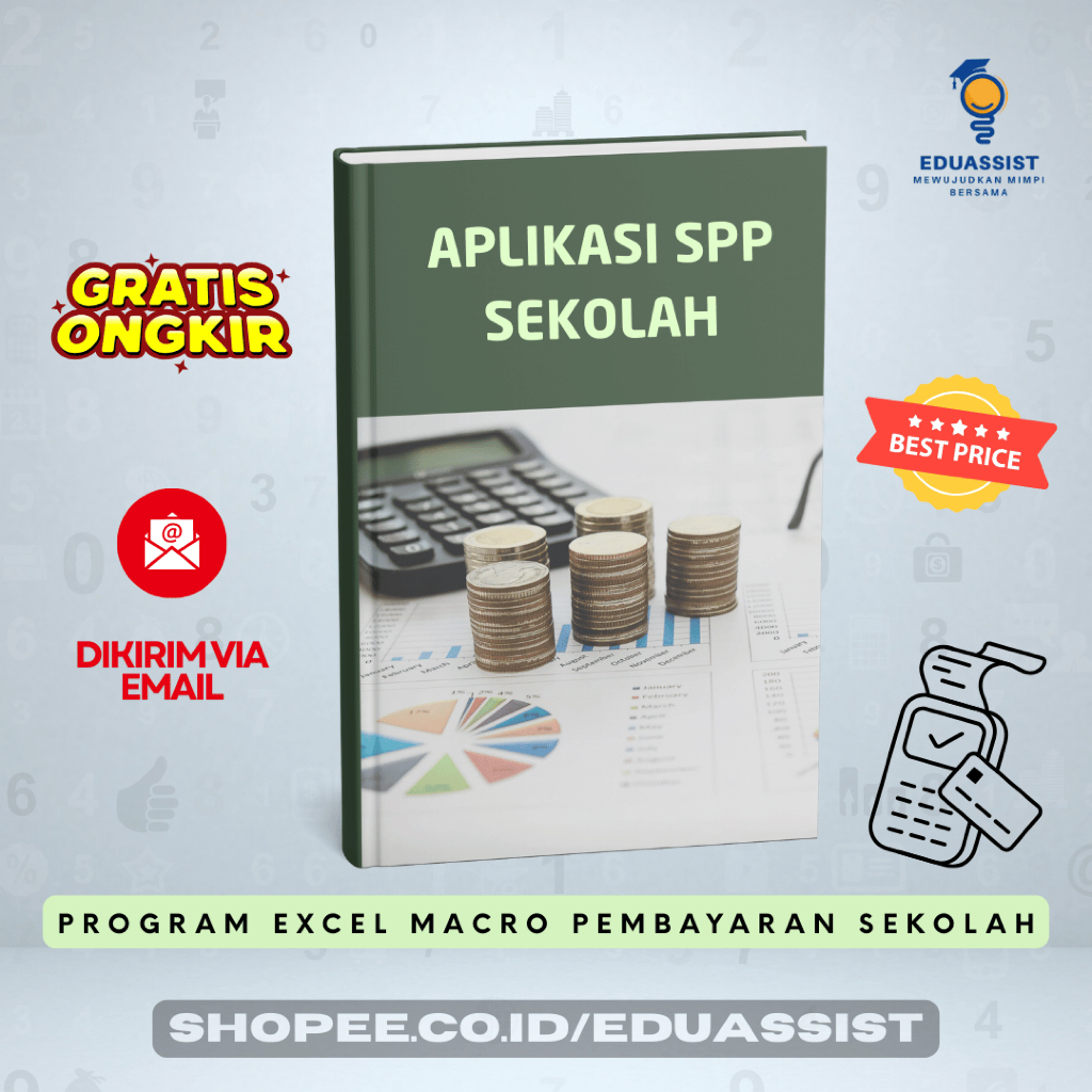 Jual Aplikasi SPP Sekolah Excel Macro - Manajemen Pembayaran Otomatis ...