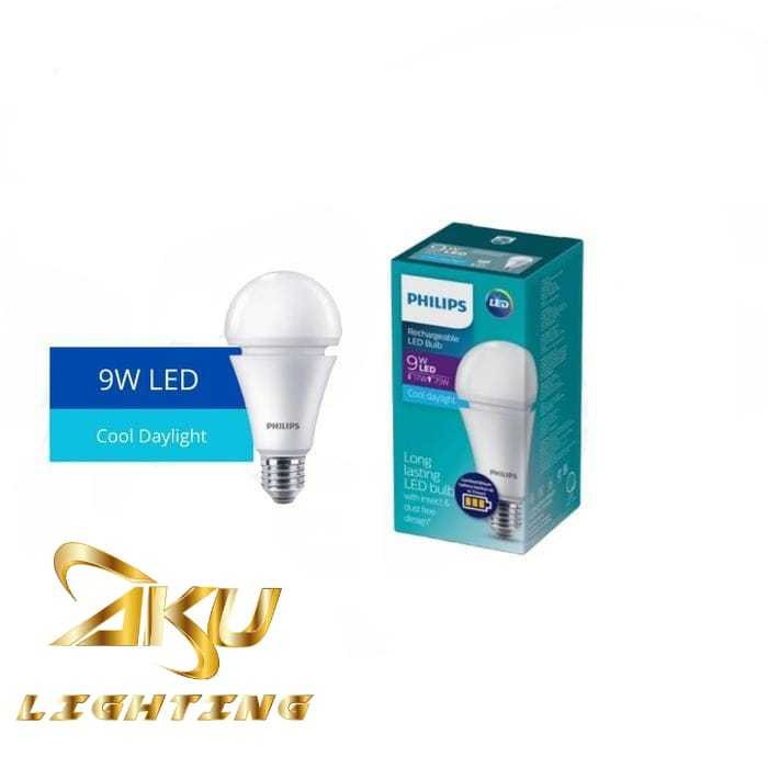 Jual Philips LED Emergency Rechargeable 9w Putih E27 Lampu Darurat ...