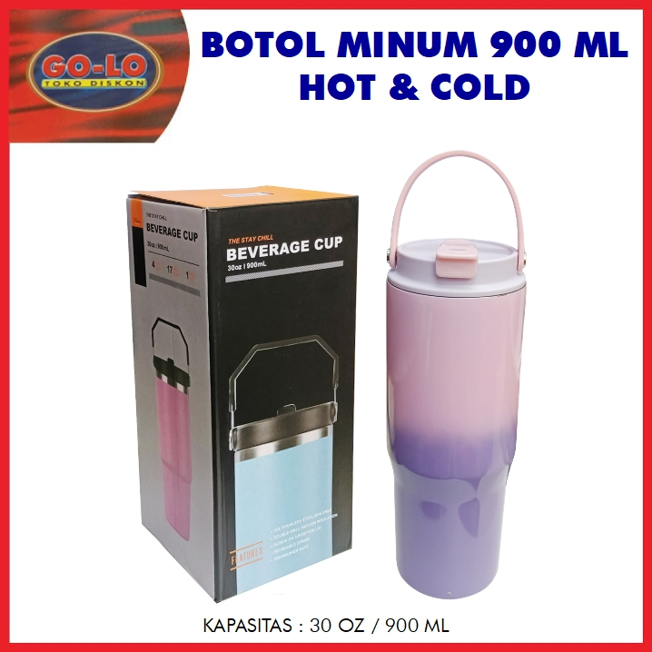 Jual Botol Minum 900 ml/the stay chill beverage cup | Shopee Indonesia