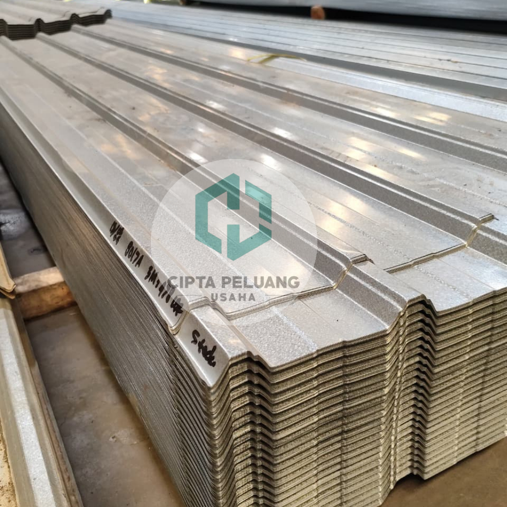 Jual [BERKUALITAS] ATAP KOTAK 5 GALVALUM // ATAP SPANDEK GALVALUM BEST ...