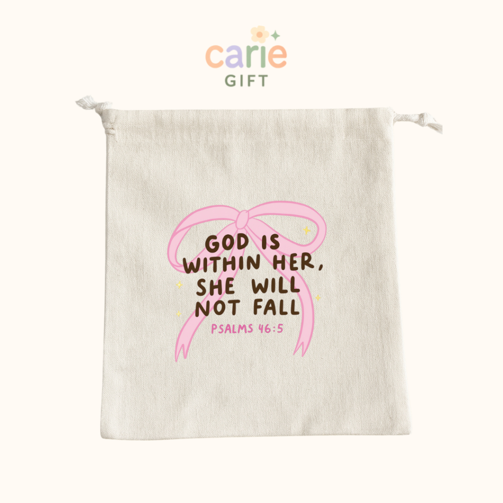 Jual Carie Gift - Pouch Lucu Bible Verse Edition | Pouch Blacu | Pouch ...