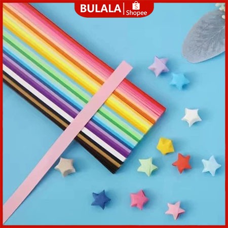 Jual BULALA 540 PCS Lembar Kertas Origami Bintang/Kertas Craft Crafting ...