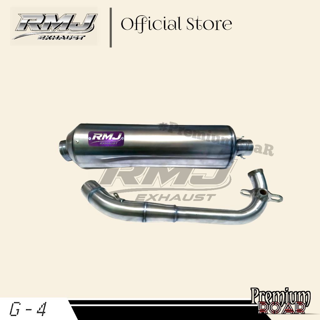 Jual Knalpot Original RMJ Exhaust Tipe G4 | Aerox | NMax | PCX | Stylo ...