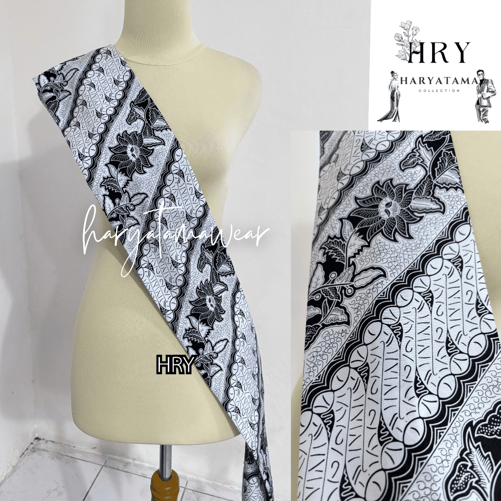 Jual Selendang Kebaya Motif Batik Putih | Shopee Indonesia
