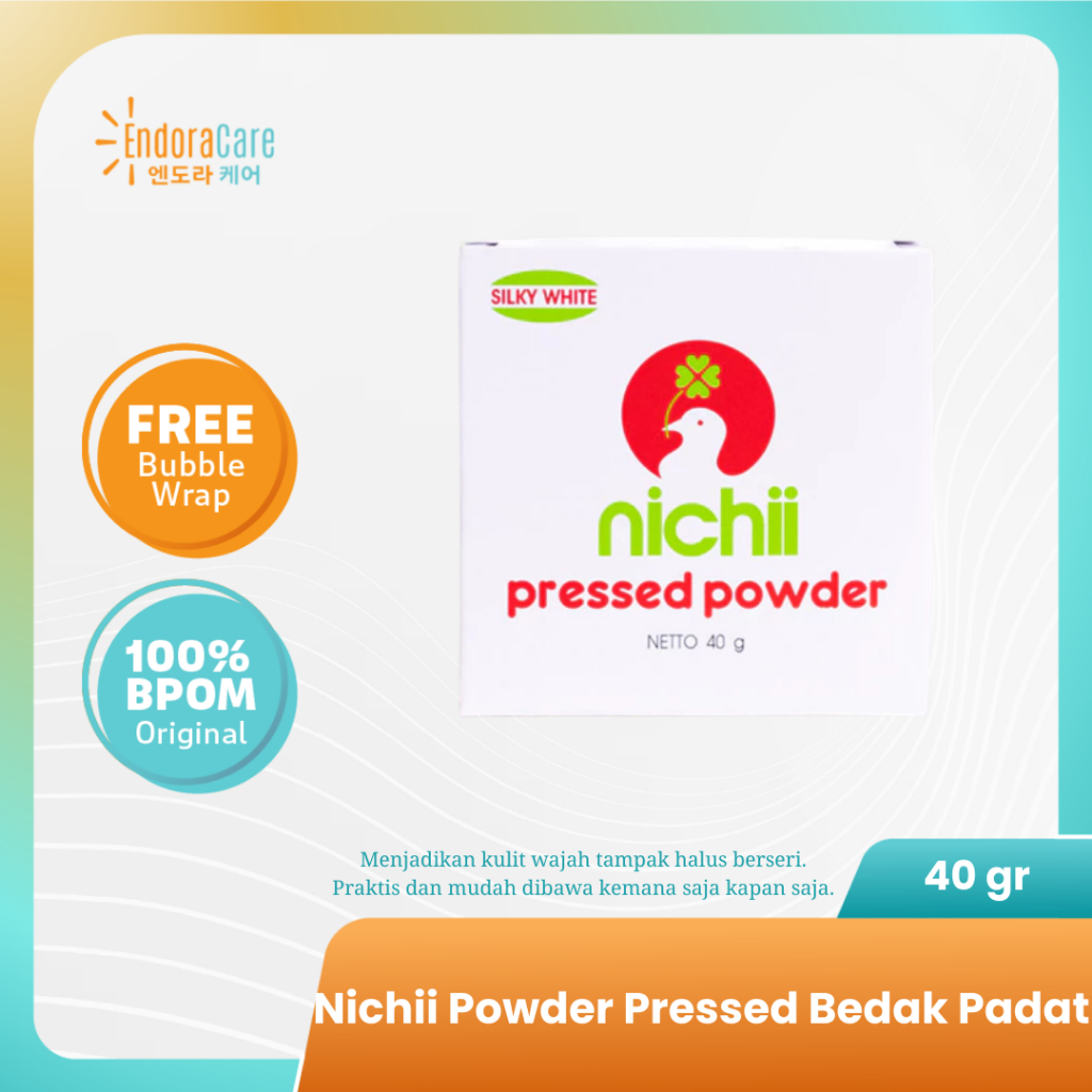 Jual Nichii Baby Powder Pressed Bedak Padat Bayi 40gr BPOM - Bedak Bayi ...