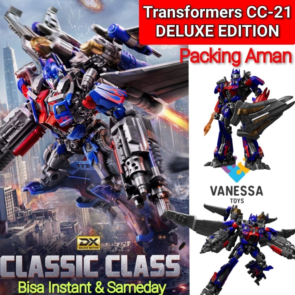 Jual Action Figure Transformers Jet Wing Optimus Prime Deluxe Edition ...